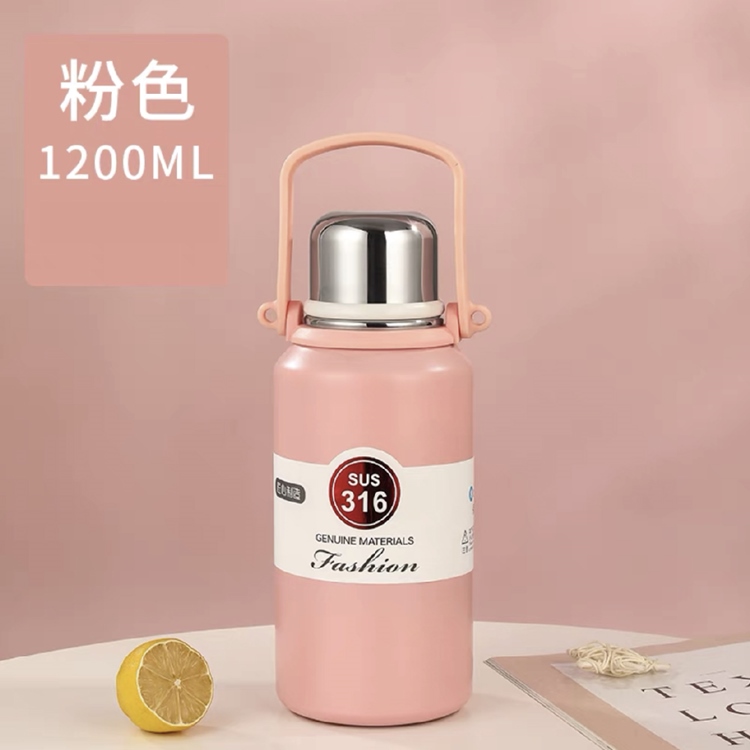 316不鏽鋼大容量便攜保溫杯1200ml － 生活市集