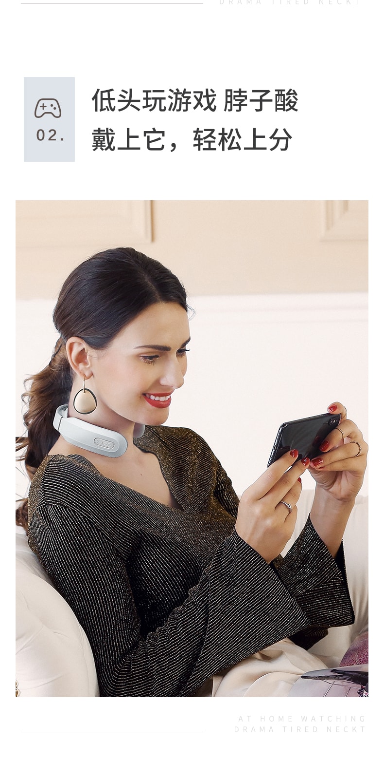 【SKG】K3 簡約時尚恆溫熱敷頸椎按摩器 (3種模式／15檔力度) － 生活市集