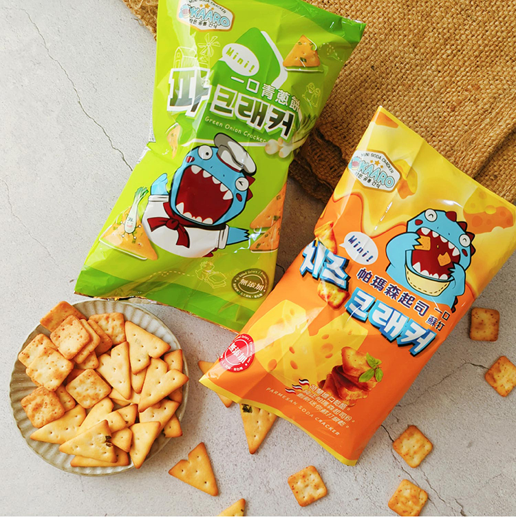 【KAARO】香濃一口小脆餅任選80g 帕瑪森起司一口蘇打餅／一口青蔥餅 － 生活市集