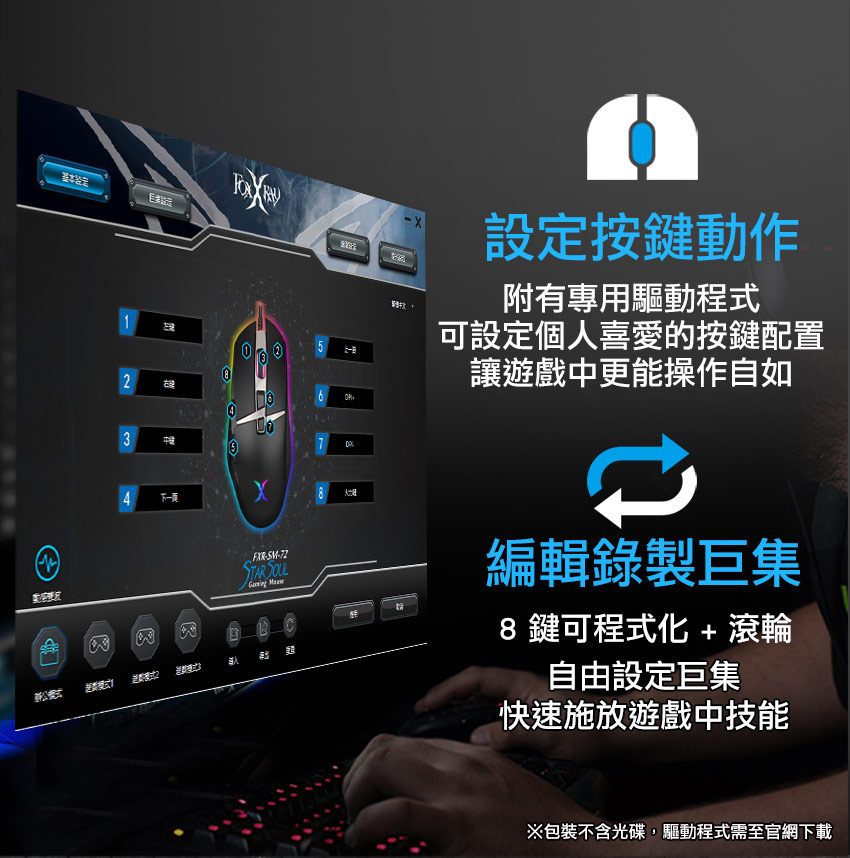 【FOXXRAY】星魂獵狐RGB電競滑鼠 (FXR-SM-72) － 生活市集